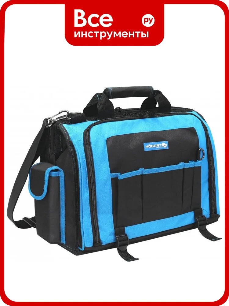 Сумка электрика HOEGERT TECHNIK heavy duty 23 кармана HT7G200