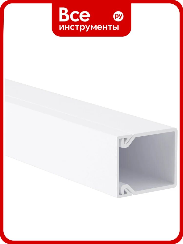 Кабель-канал DKC TA-EN 00323DIY для проводки кабеля, PVC, белый, степень защиты IP40, двойной замок, магистральный тип