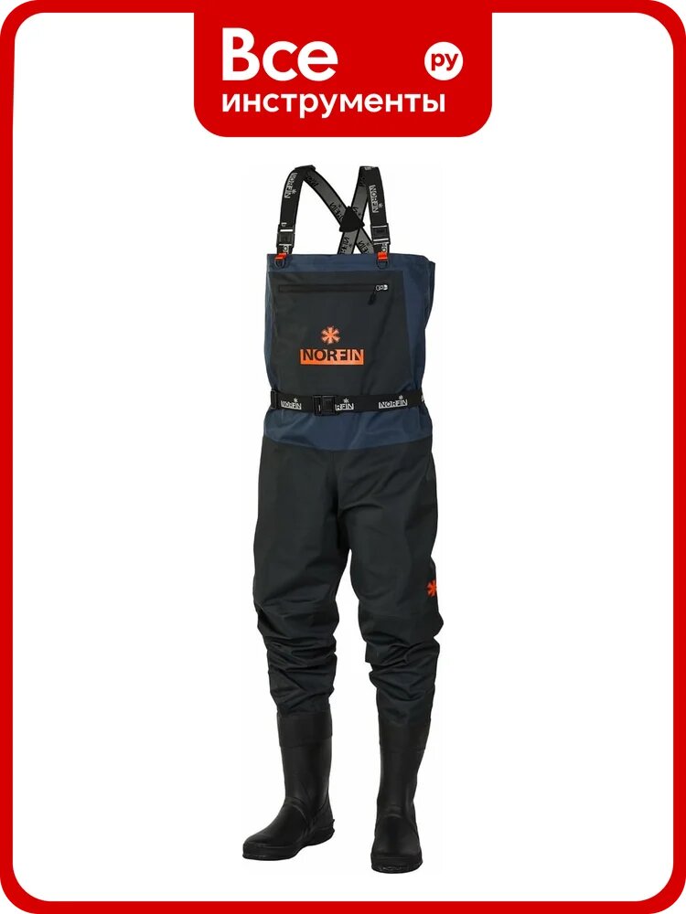 Забродный полукомбинезон с сапогами Norfin PILOT BOOTFOOT р.46/XXL 82231-46-XXL
