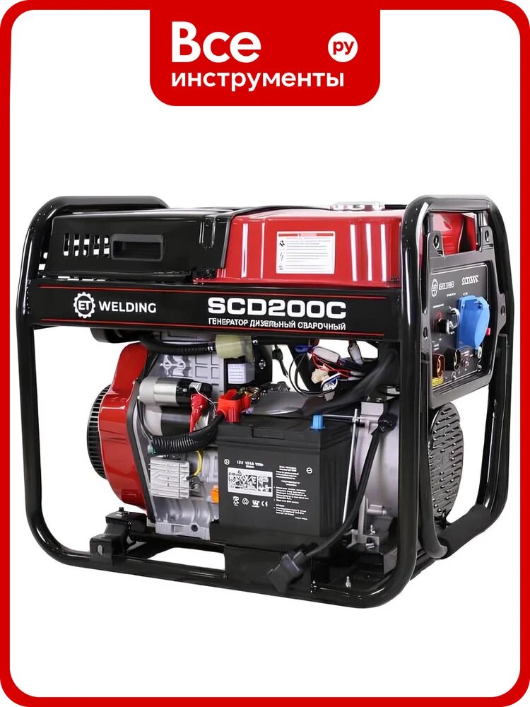 Сварочный агрегат ET-Generators ET Welding SCD 200C, 5 кВт, 18л, 119 кг