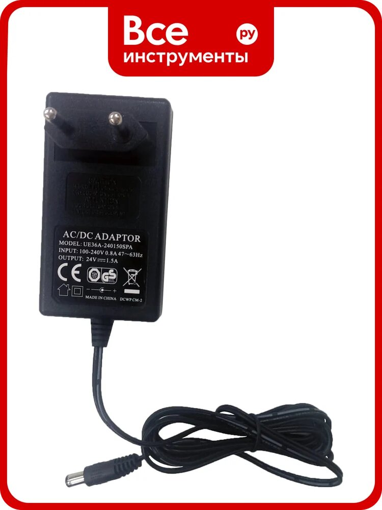 Блок питания (сетевой адаптер) SC&T SWP241250 (DC24V/30W) DC24V, 1.25A (30Вт макс.) sct0794