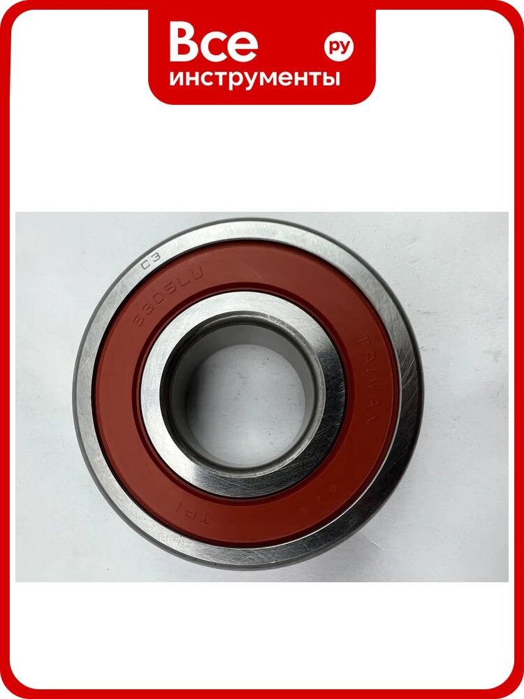 Подшипник TPI 6305LLUC3/L542 TPI-6305-LLU-C3 шариковый радиальный подшипник с уплотнением из NBR, армированного сталью