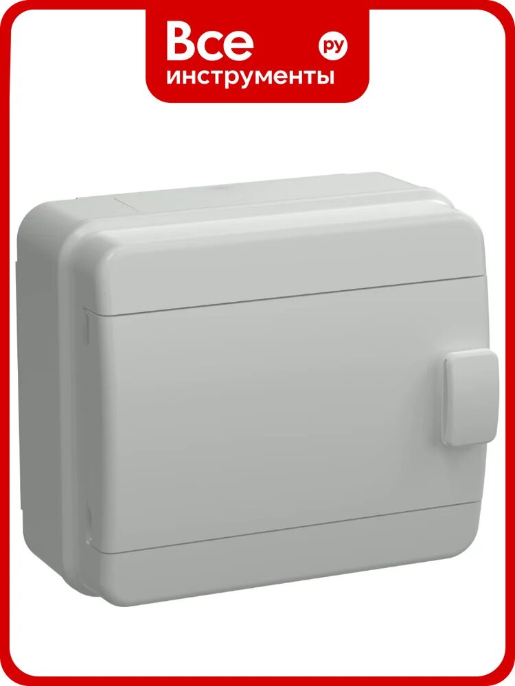 Корпус IEK TEKFOR КМПн-8 IP65, серый, непрозрачная дверь, пластиковый TF5-KP73-N-08-65-K03-K03