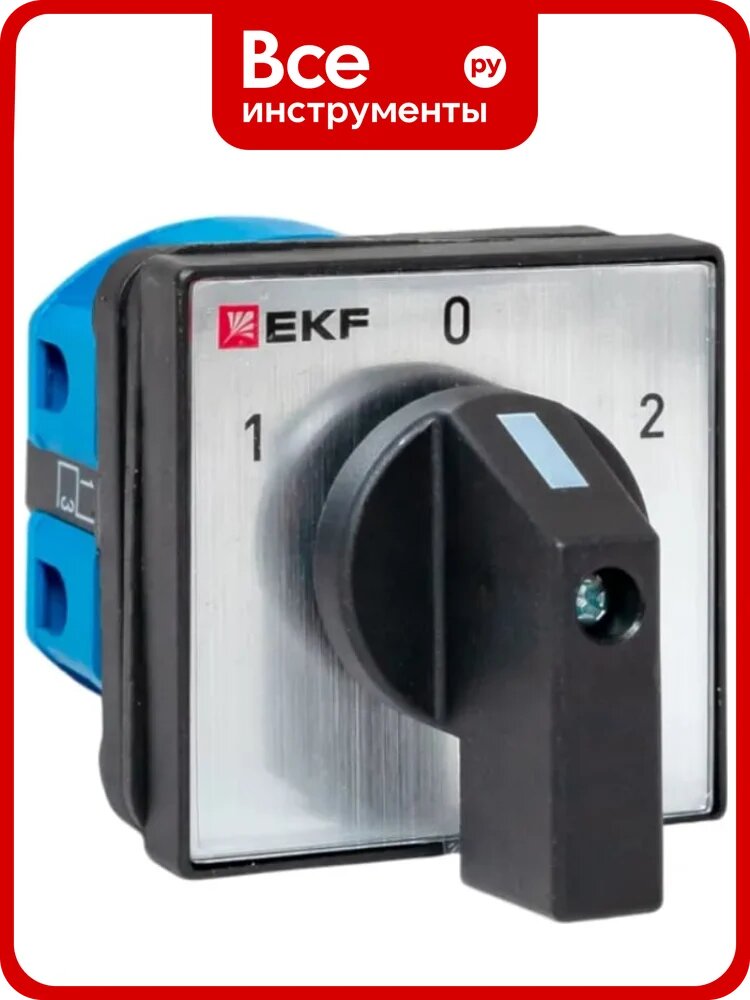 Переключатель кулачковый EKF ПК-1-41 25А 1P «1-0-2» IP65 pk-1-41-25-65