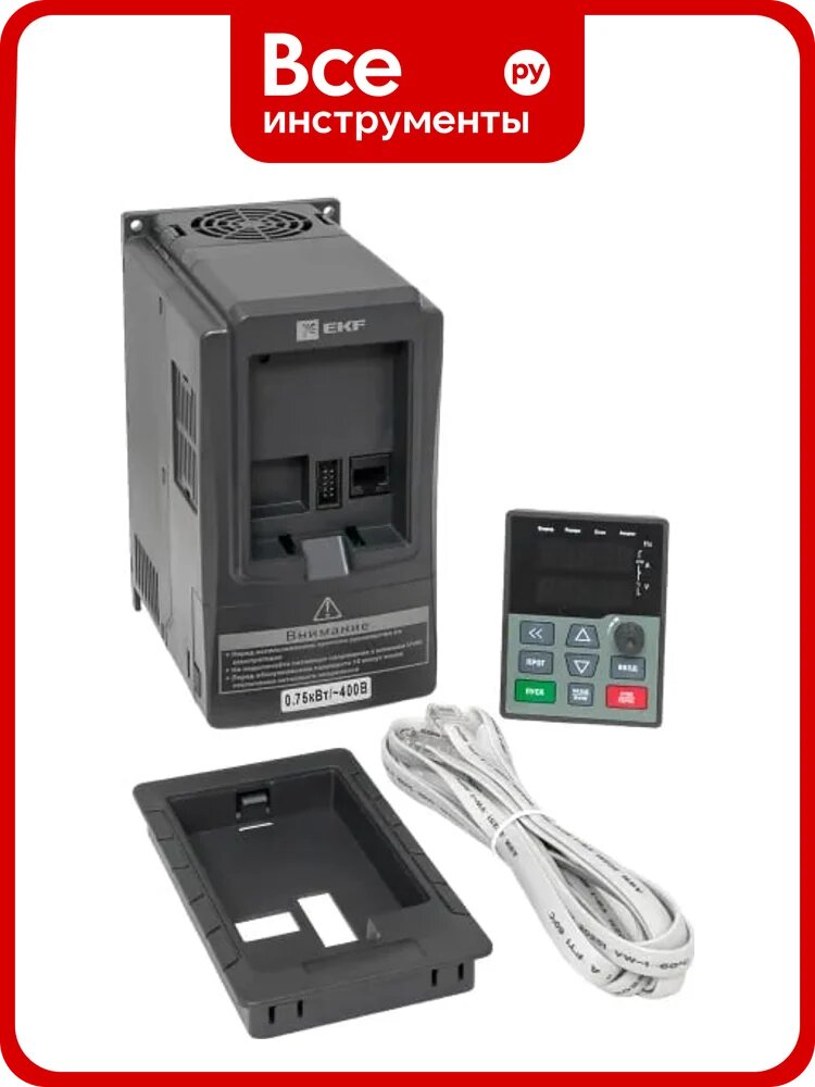 Преобразователь частоты EKF 0,75/1,5кВт 3х400В VECTOR-100 PROxima VT100-0R7-3B
