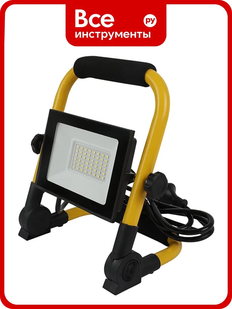 Прожектор светодиодный General Lighting Systems портативный GTAB-PORTABLE-50BT-IP65-6 403279