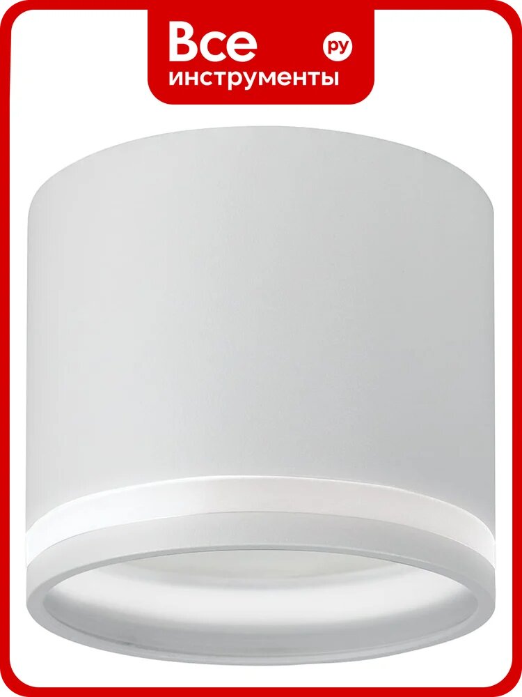 Светильник для натяжных потолков FERON HL362 12W, 230V, GX53, белый 41996