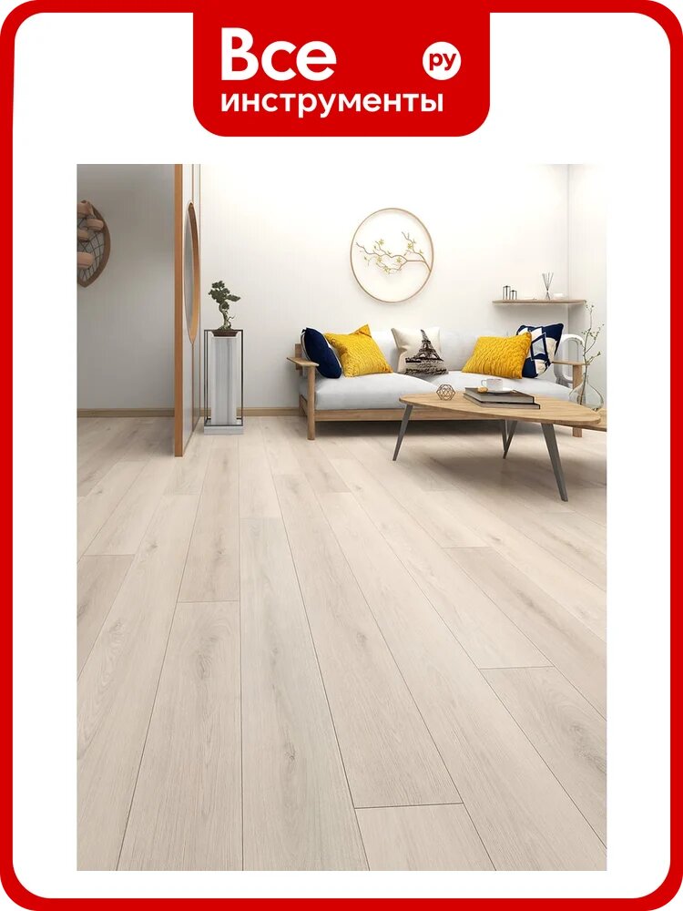 Виниловый ламинат Floorwood SPC Azur, 1220x180x5 мм, Дуб Цефео, 1.7568 кв. м, 3309 Р0050285