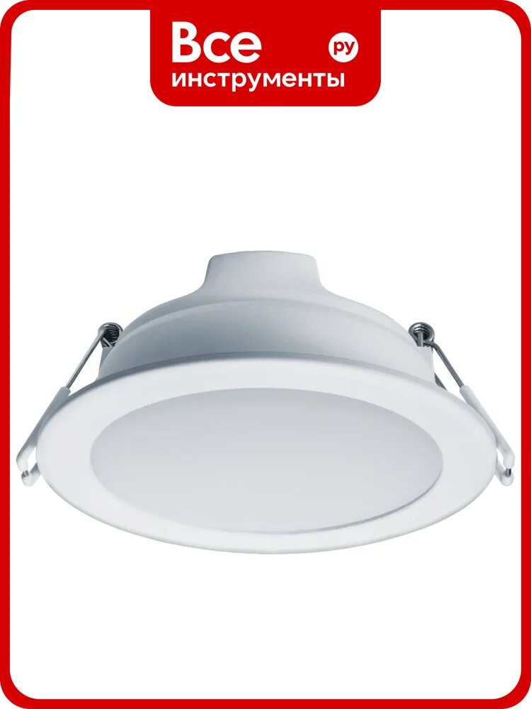 Светильник Navigator NDL-P3-18W-840-WH-LED 18 Вт, встроенный светодиодный модуль, матовый белый