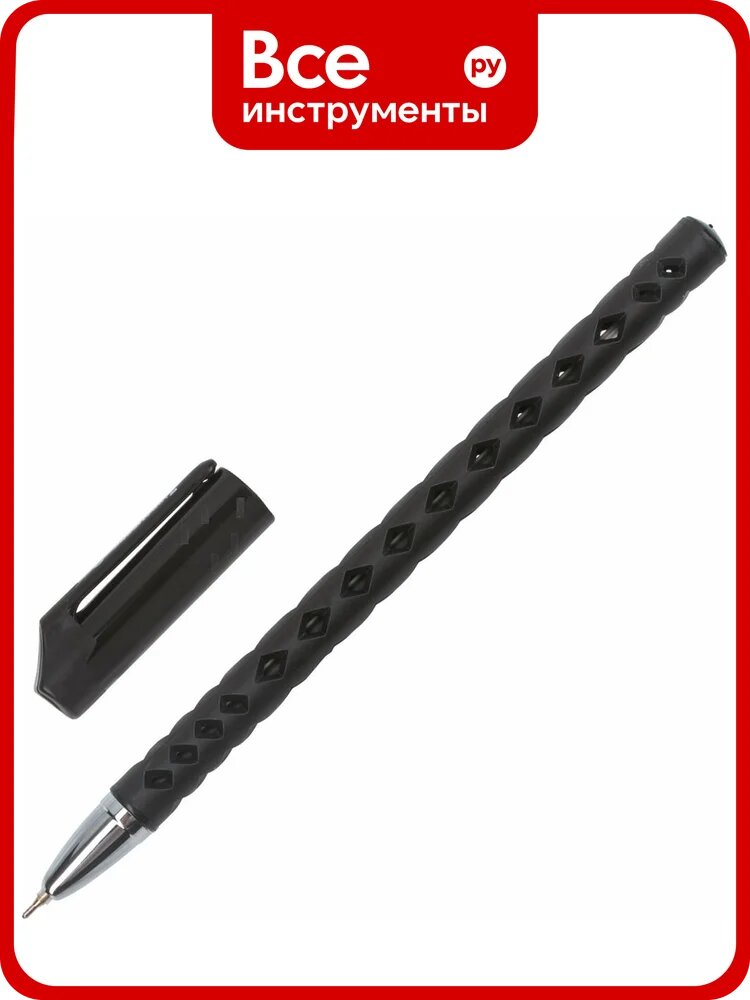 Ручка 12 шт в упаковке BRAUBERG шариковая масляная Orient черная корпус черный узел 07мм линия 035мм 143000