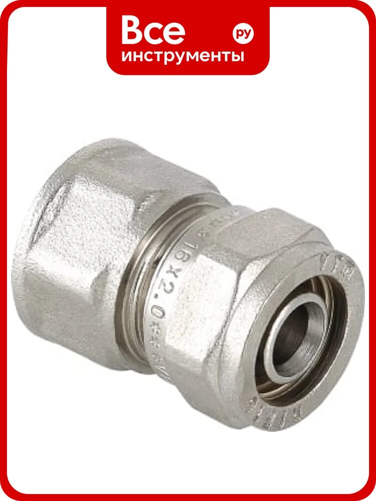 Обжимной соединитель с переходом на внутреннюю резьбу VALTEC 32х1 VTm.302. N.003206