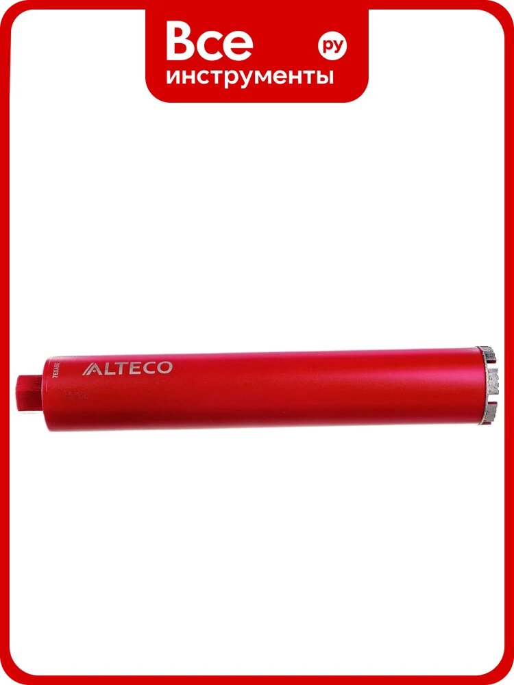 Коронка алмазная ВТ (76х450 мм) ALTECO 13241, для установок алмазного бурения