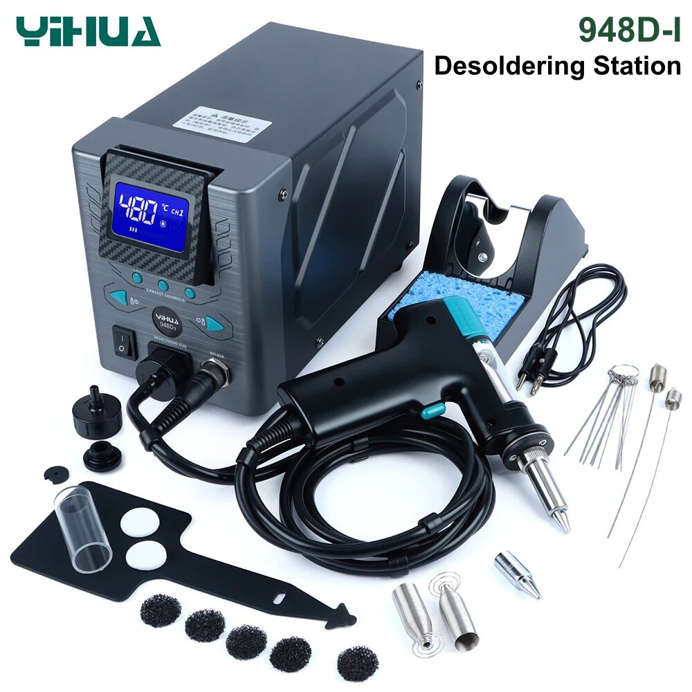 Паяльная станция YIHUA 948D-I, EU Plug, 110 Вт