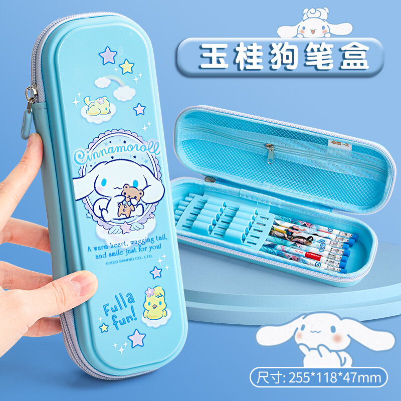 Gudetama YZ9861 пенал из ПП ткани, большой объем, прозрачный для девочек школьниц