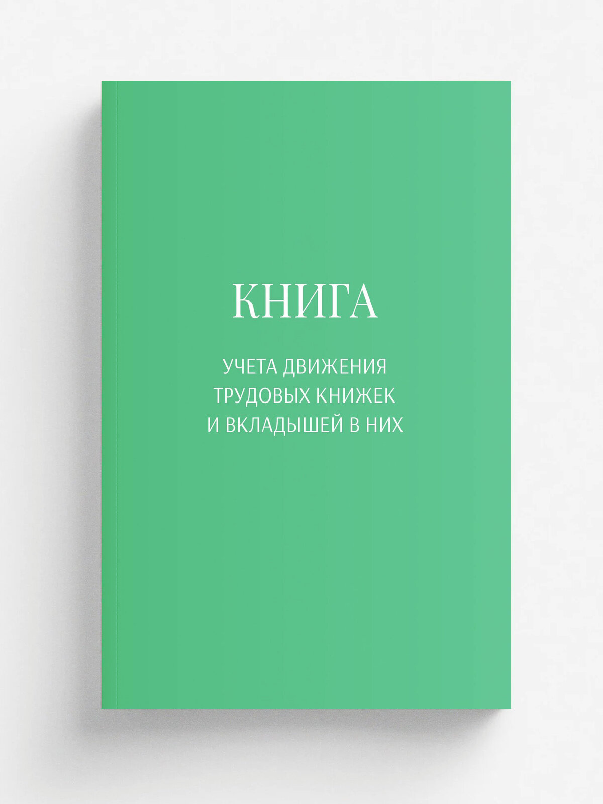 Книга учета трудовых книжек и вкладыщей к ним