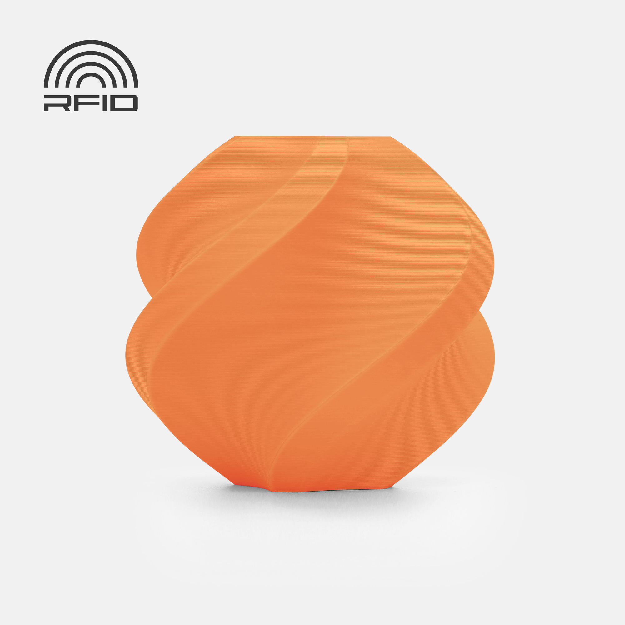 Пластик PLA Matte Bambu Lab, 1кг (на катушке), Mandarin Orange (11300), Мандарин