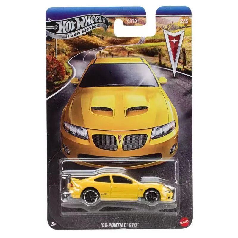Hot Wheels Silver Series Pontiac GTO, желтый, G-3