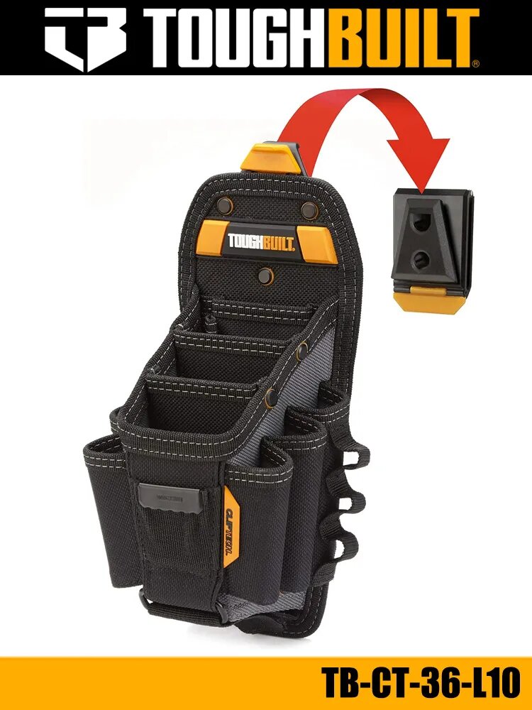 TOUGHBUILT TB-CT-36-L10 ClipTech Большая сумка для хранения технических деталей Прочная портативная сумка для инструментов