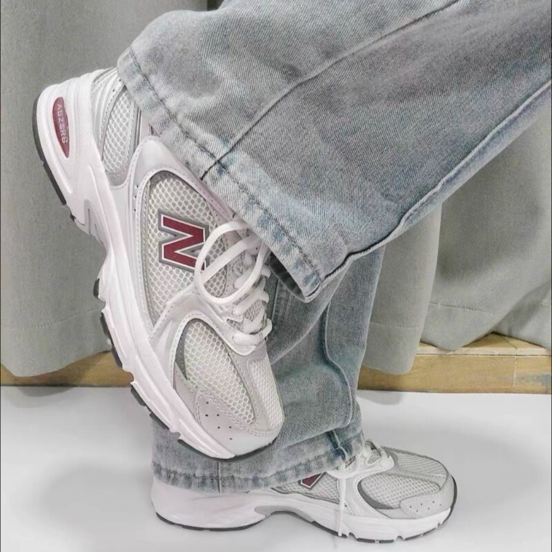 Кроссовки  New Balance 530, полнота F (EU)/ на среднюю стопу, размер EU38.5, белый-красный — фото 1