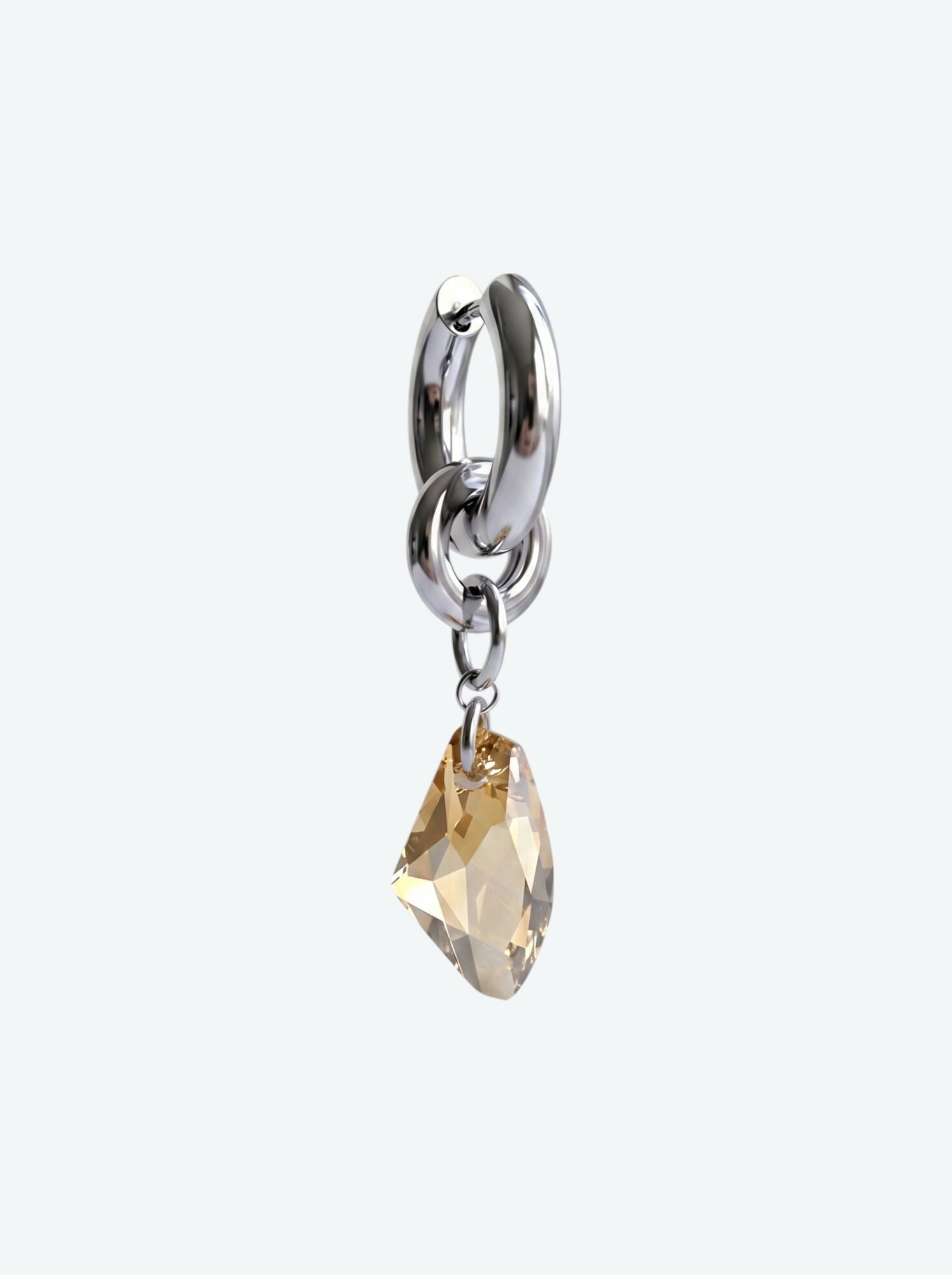 Моносерьга Drop & Shine, кристаллы Swarovski