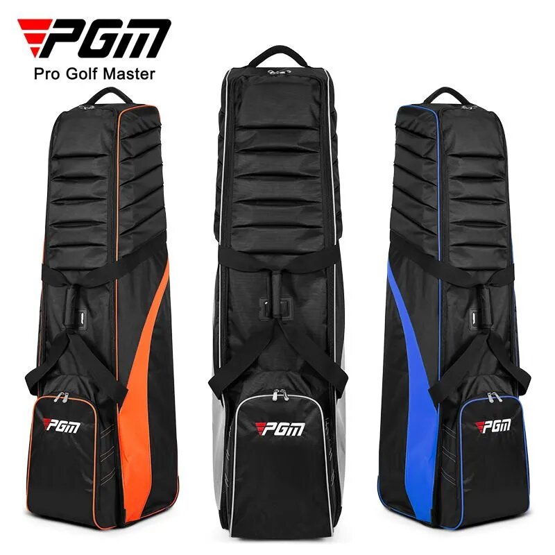 Golf PGM Сумка для гольфа HKB013 Черный, оранжевый нейлоновый жаккард ПВХ — фото 1