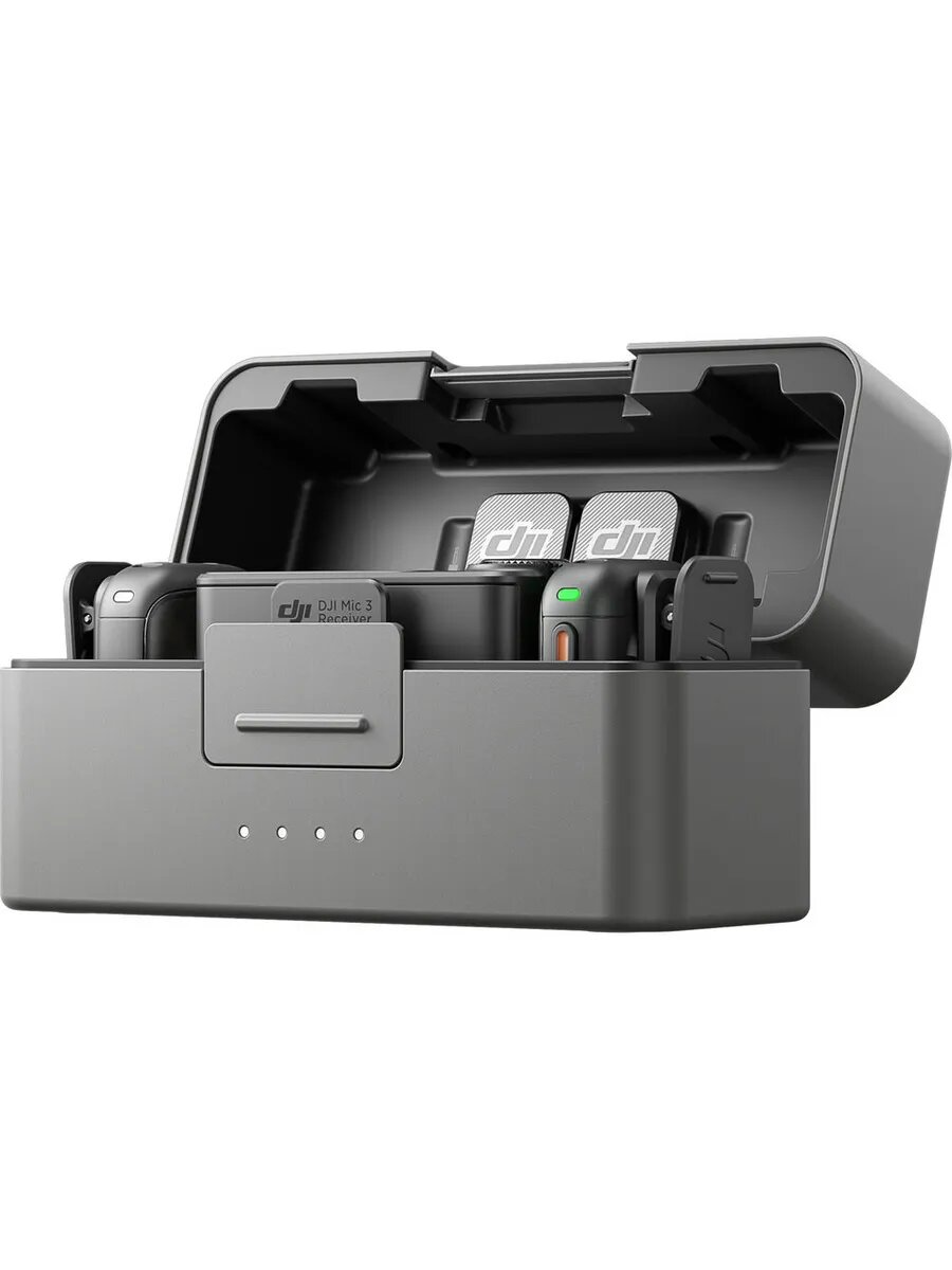 Петличный микрофон Mic 3 (2 TX + 1 RX + Charging Case)