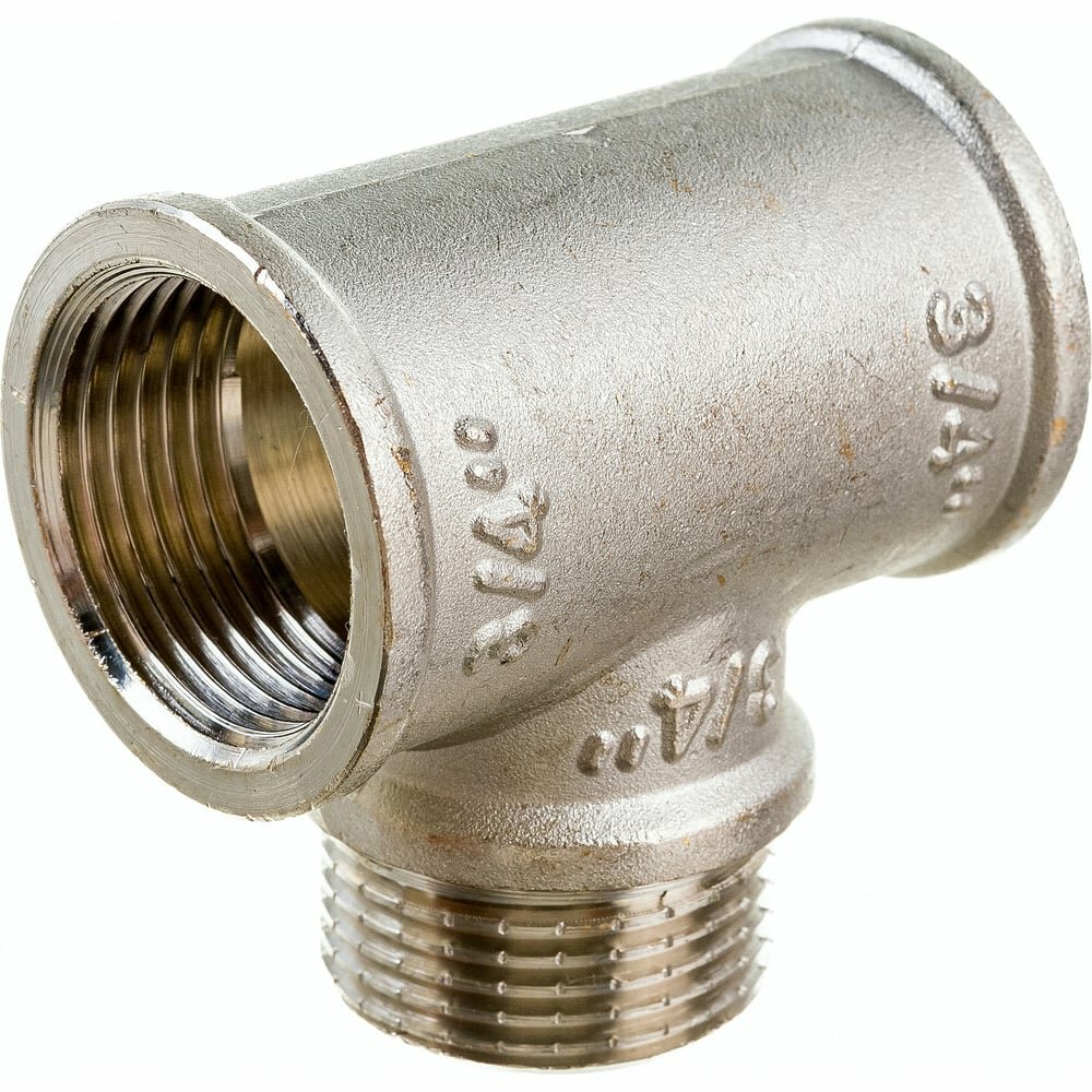 Тройник с переходом на наружную резьбу VALTEC 3/4 вн.-нар.-вн. VTr.132. N.0005 — фото 1