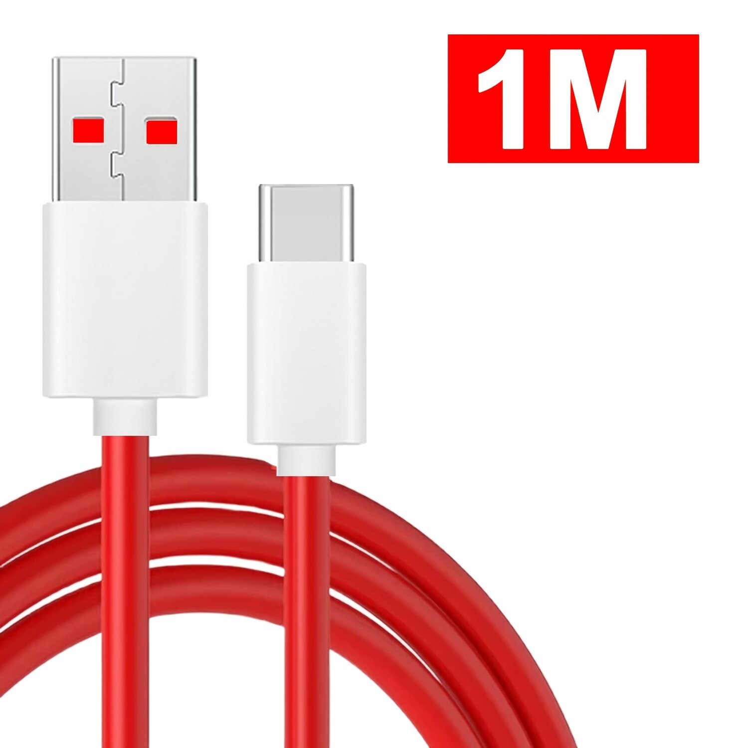 Type-C кабель для быстрой зарядки и передачи данных, длина 1 м, универсальный
