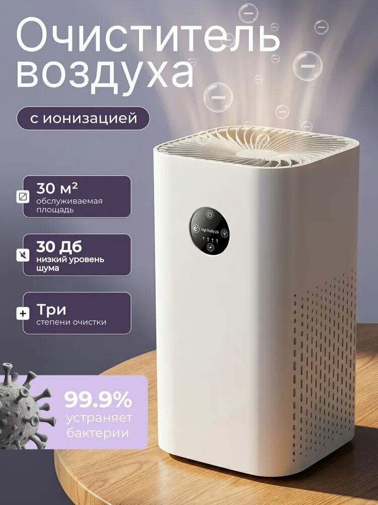 Очиститель воздуха для дома, 100 Вт, доме и офисных помещениях. Прибор