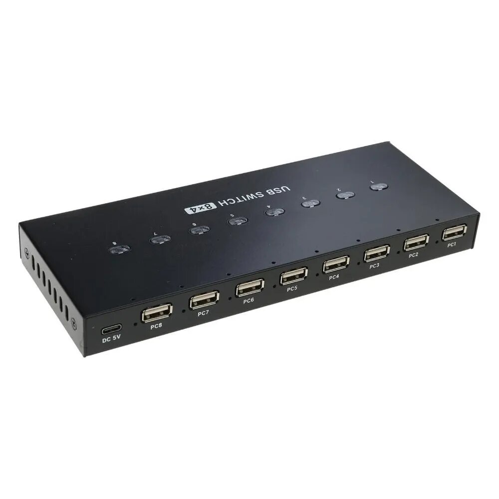USB-переключатель для принтера, 8 в 4 ручной KVM-сплиттер
