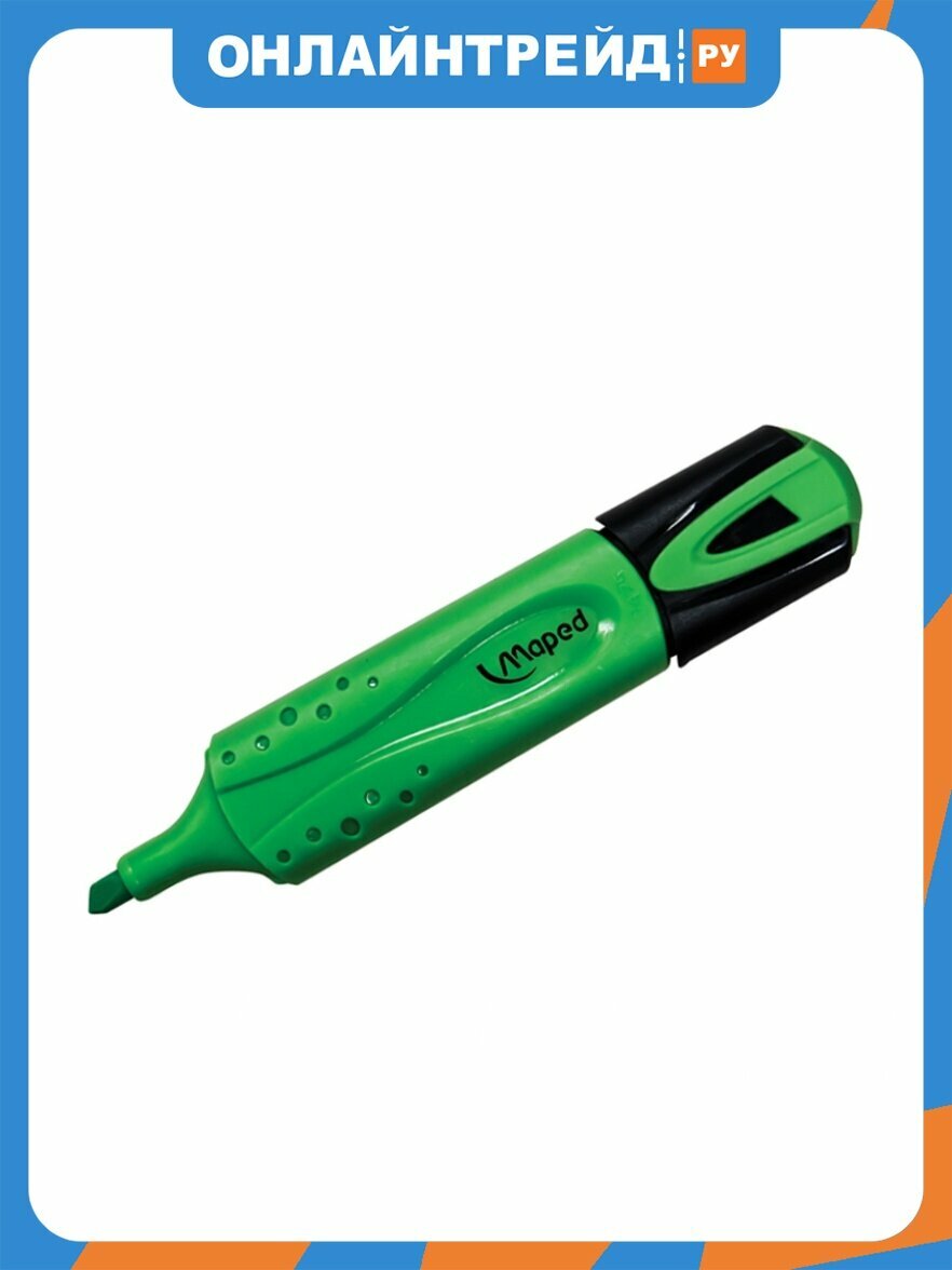Текстовыделитель Maped "Fluo Pep's Classic" зеленый, 1-5мм