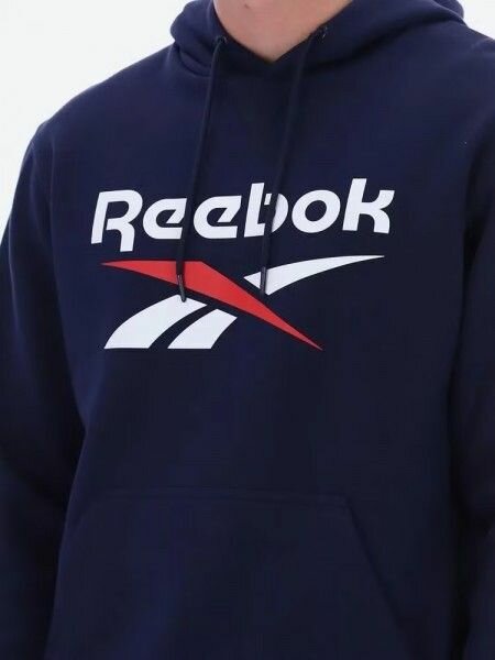 Худи Reebok, размер XL, , синий — фото 1