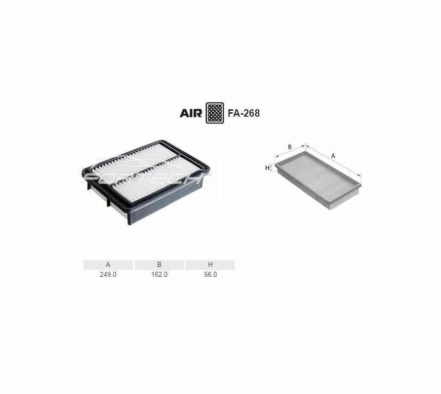 FORTECH FA268 FA268 Фильтр воздушный