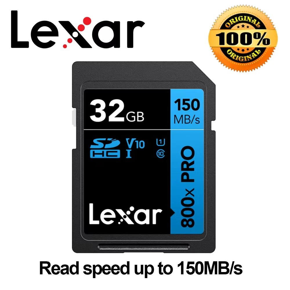 Lexar 800x Pro SD карта памяти 32/64/128/256 ГБ 32GB