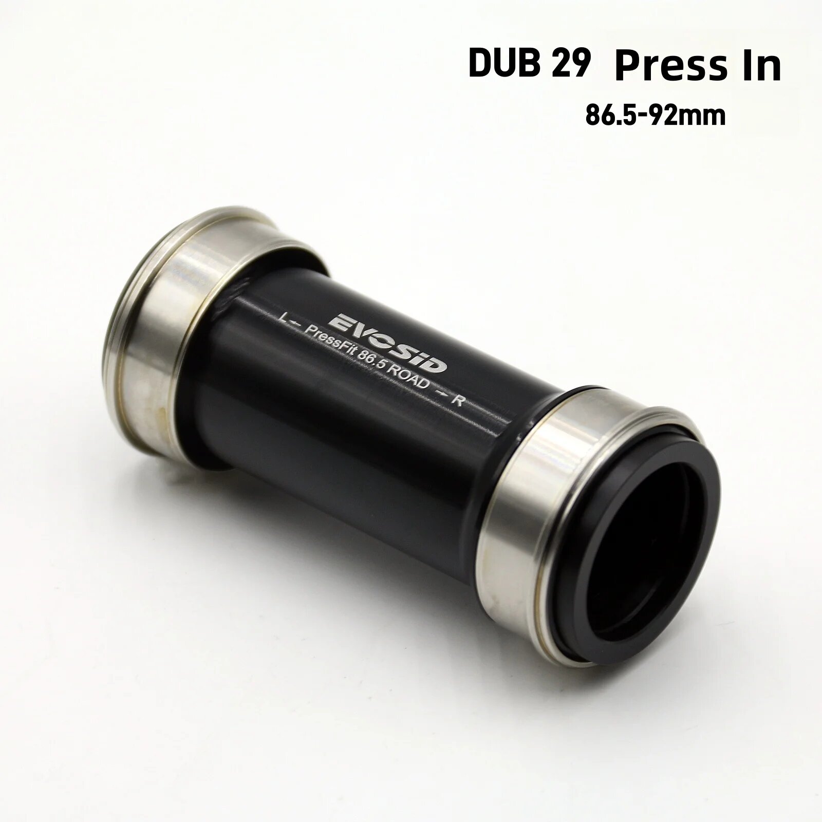 Каретка EVOSID DUB для шоссейного велосипеда Черный, DUB-BB Press in