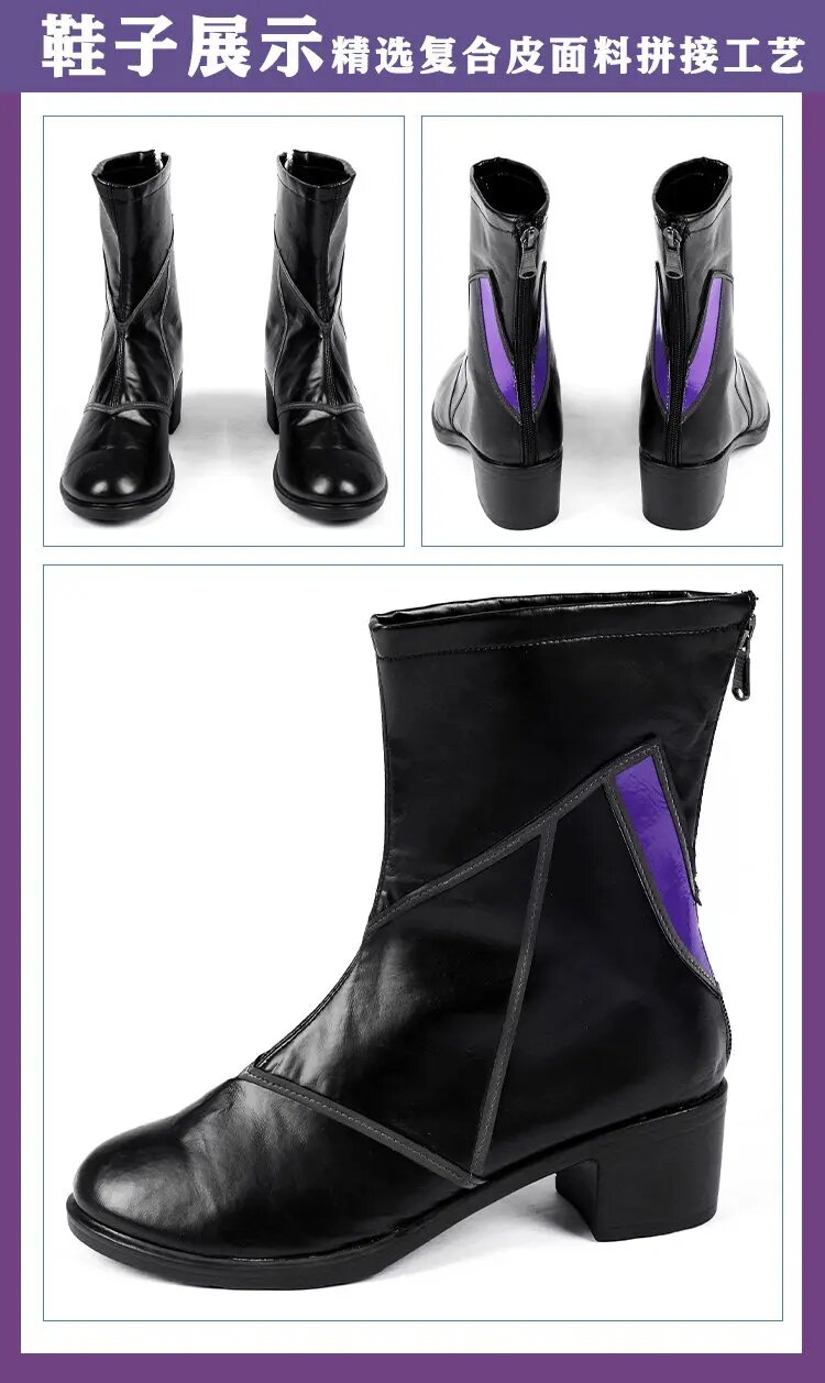 Костюм MR Black Cat NexoCosplay Фиолетовый, L, shoe size 35-48