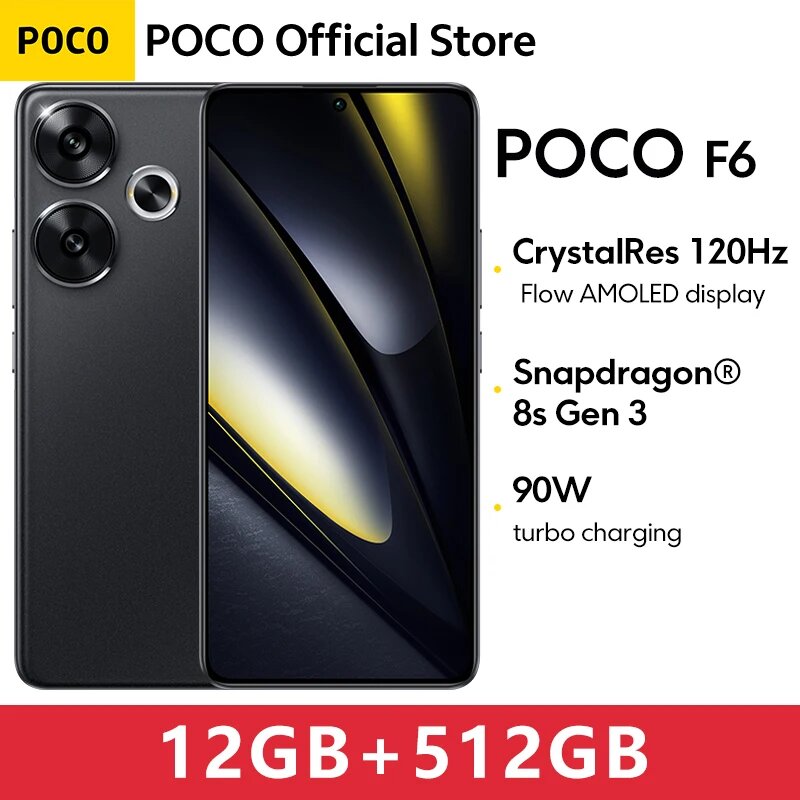 Смартфон Poco F6, 12/512ГБ, global