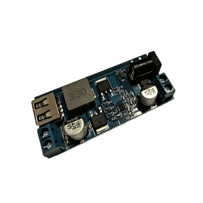 Понижающий преобразователь DC-DC 24V/12V в 5V 5A, USB зарядный модуль для телефона, замена LM2596S, 2 шт.