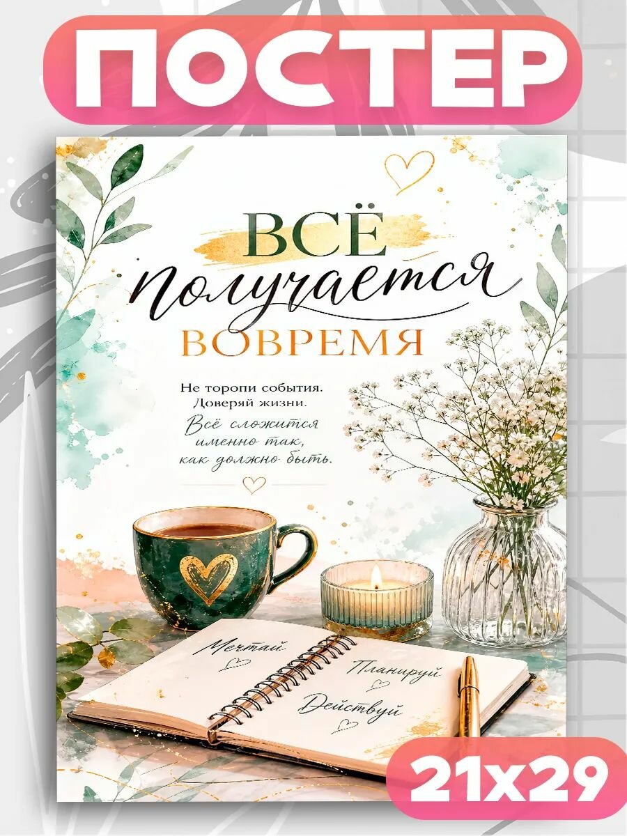 Мотивационные постеры на стену