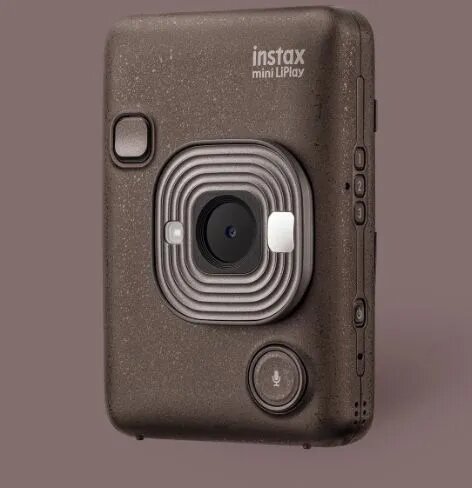 Fujifilm Мини-принтер Фотоаппарат моментальной печати Fujifilm Instax mini LiPlay DEEP BRONZE сублимационный, Цветной