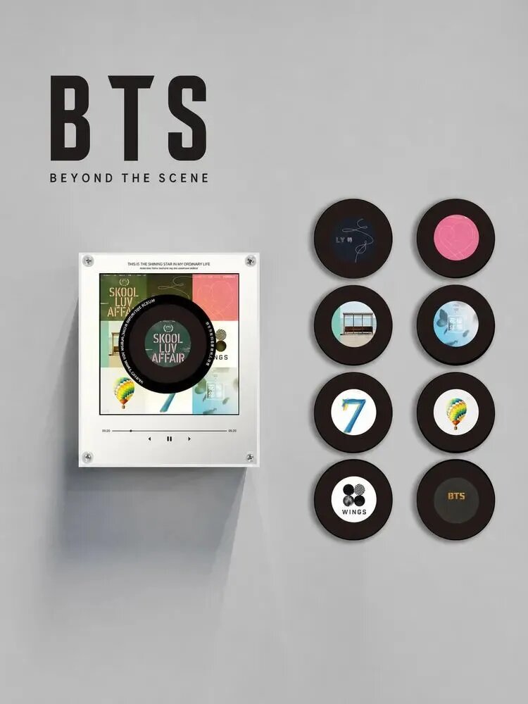 Магнит на холодильник с 9 дисками и индивидуальной песней , BTS NFC-проигрыватель с автовоспроизведением песен