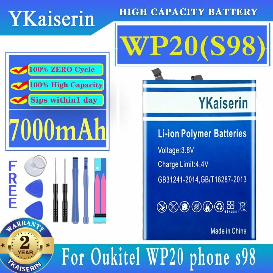 Аккумуляторы для мобильных телефонов Oukitel WP20 phone s98