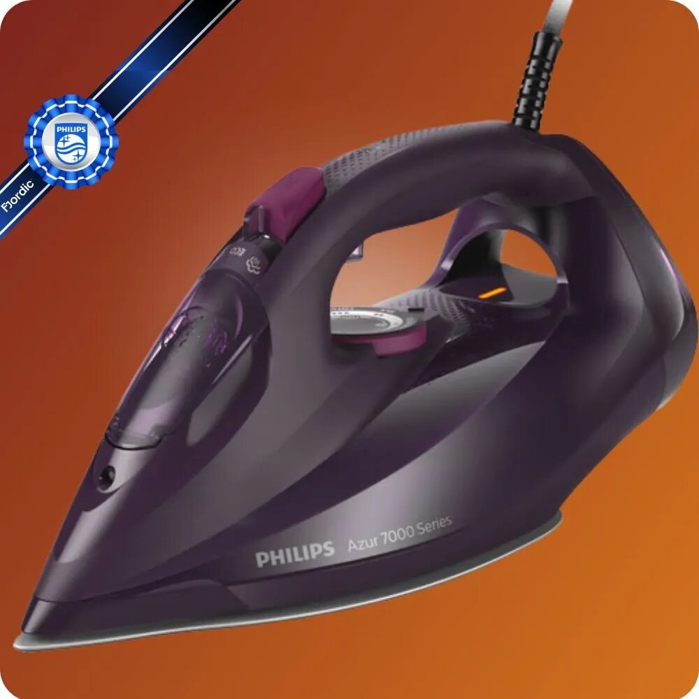 Паровой утюг Philips Azur DST7061/30, темно-пурпурный