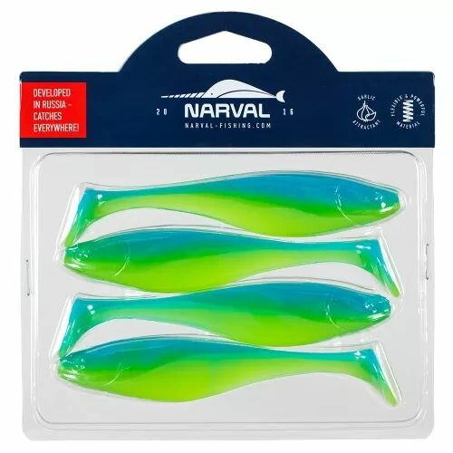 Силиконовая приманка Narval Commander Shad 12cm #016 4шт.
