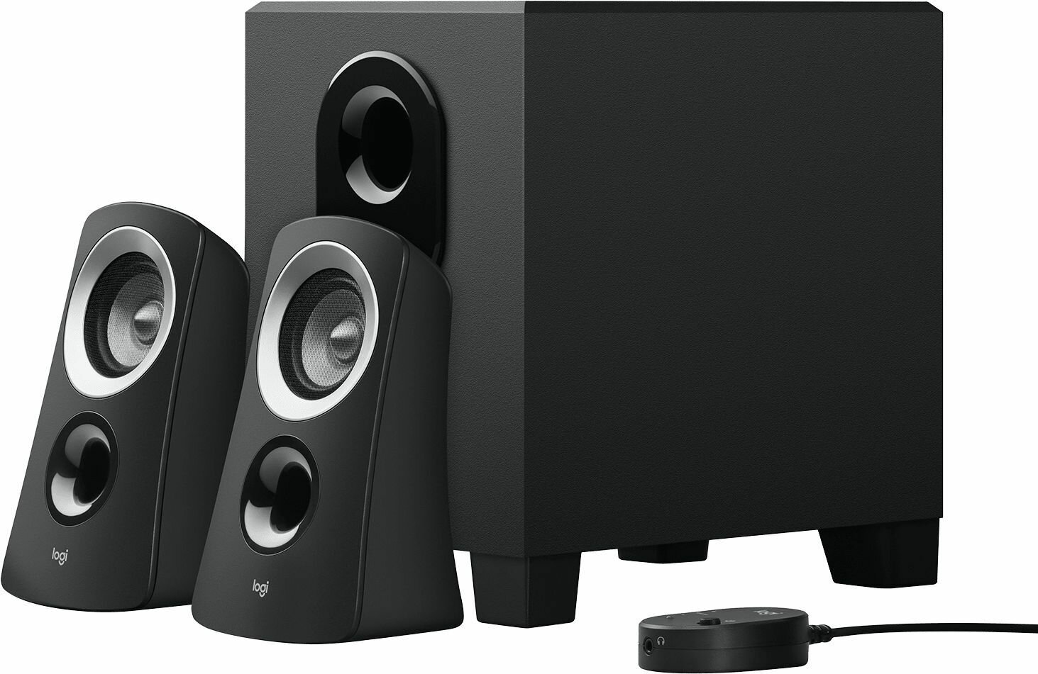 Компьютерные колонки Logitech Z-313 2.1 25Вт черный (980-000413)