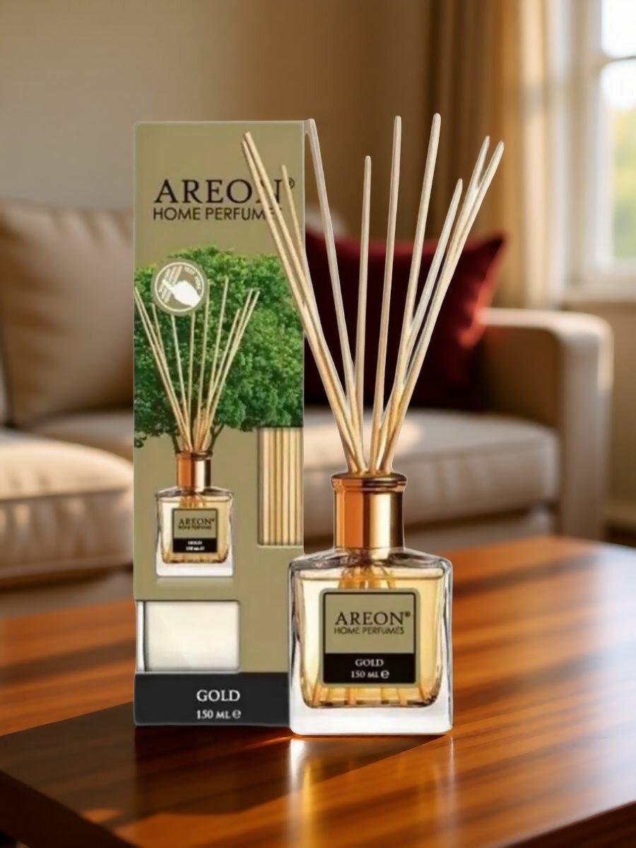 Ароматический диффузор для дома Areon Home Perfumes "Gold", 150 мл.