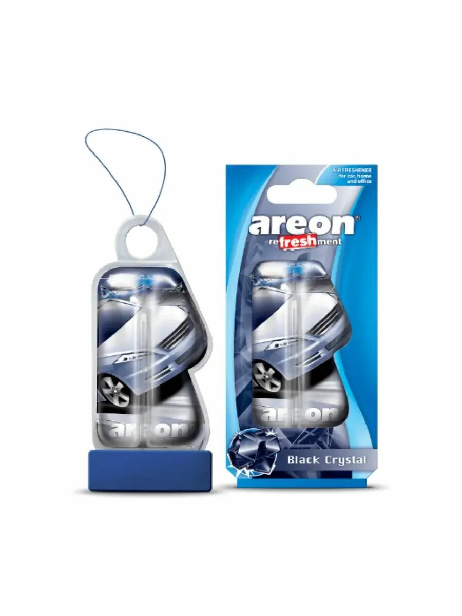 Ароматизатор для автомобиля "Areon0" Black Crystal (Черный кристалл)