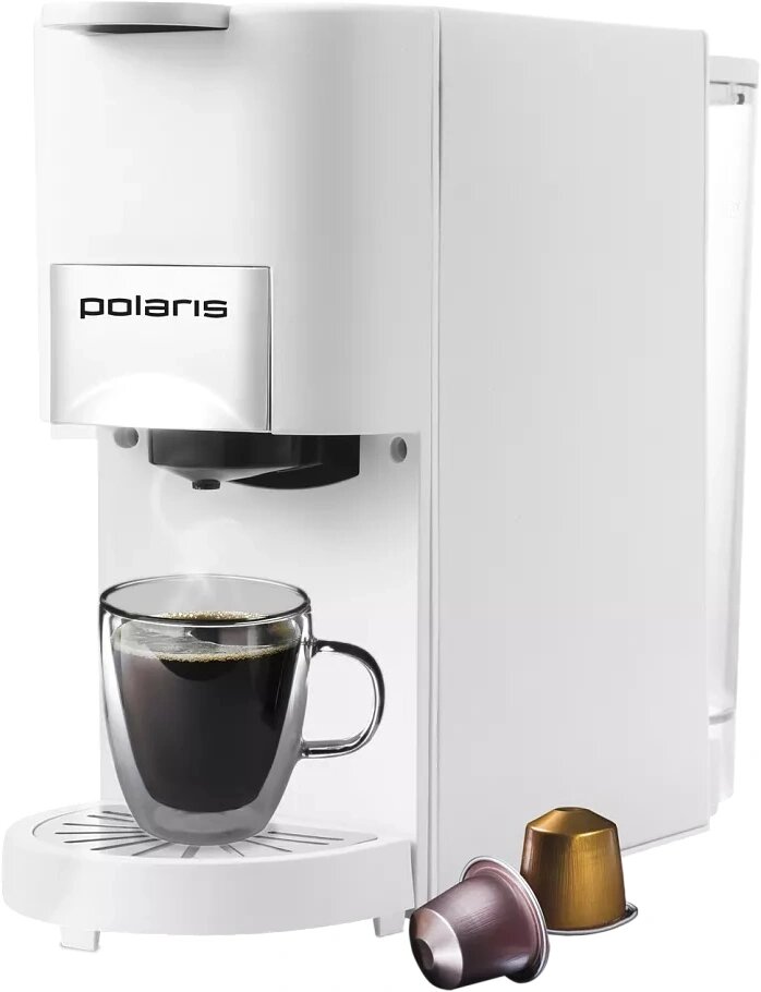 Кофеварка эспрессо PCM 2020 3-in-1 1450Вт белый