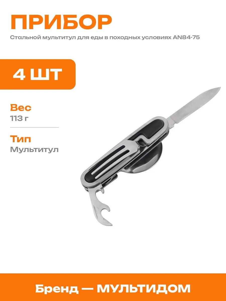 Столовые приборы для пикника в одном корпусе мультитул