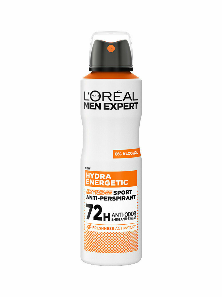 Антиперспирант-спрей L’Oréal Men Expert Hydra Energetic Extreme Sport, 250 мл